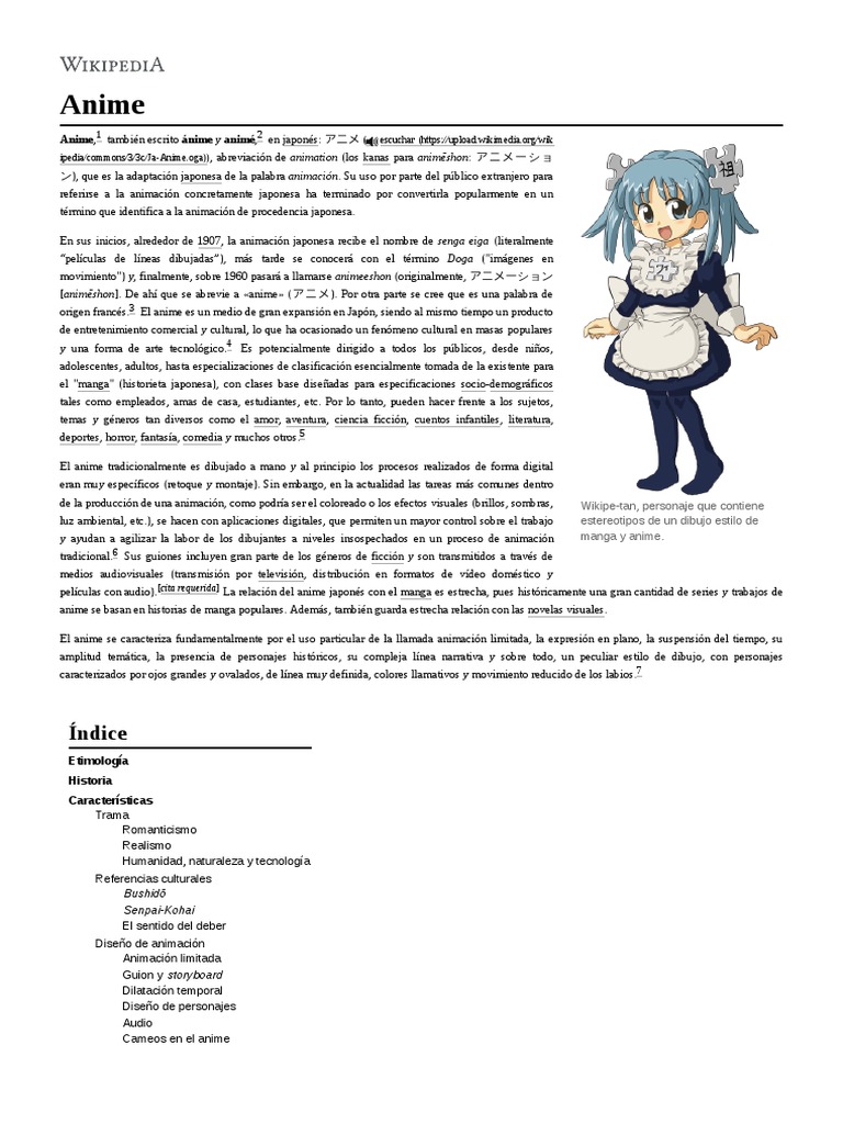 Anime | PDF | Anime | Animación