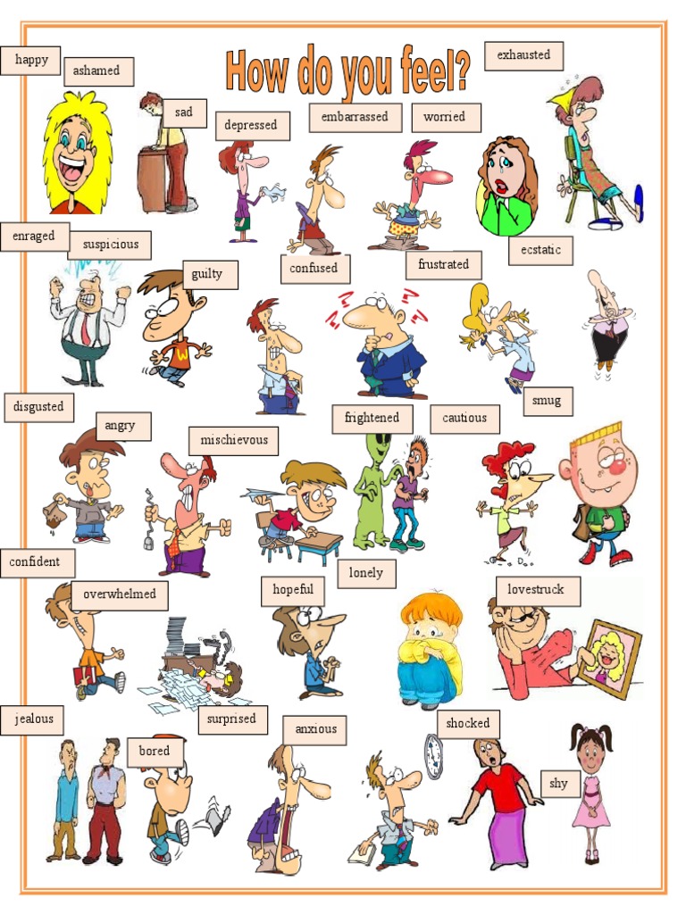 How Do You Feel Classroom Posters Picture Dictionaries 26799 | PDF
