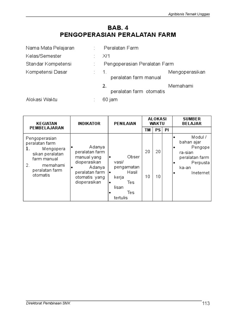 Bab 4 Peralatan Farm | PDF