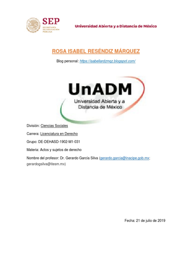 Rosa Isabel Reséndiz Márquez: Blog Personal | PDF | Derecho laboral ...
