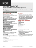 Scania Oil LDF-3 10W-40 Safety Data | PDF | Dangerous Goods | Toxicity