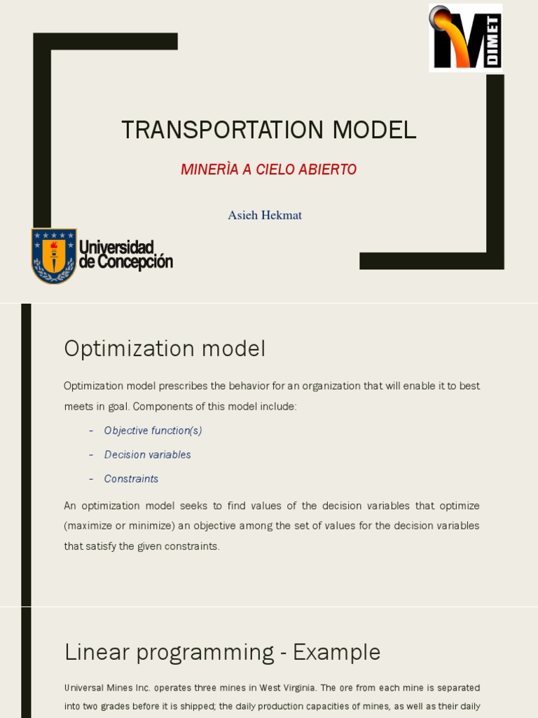 Session 12 - The Transportation Model | PDF | Mathematical Optimization ...