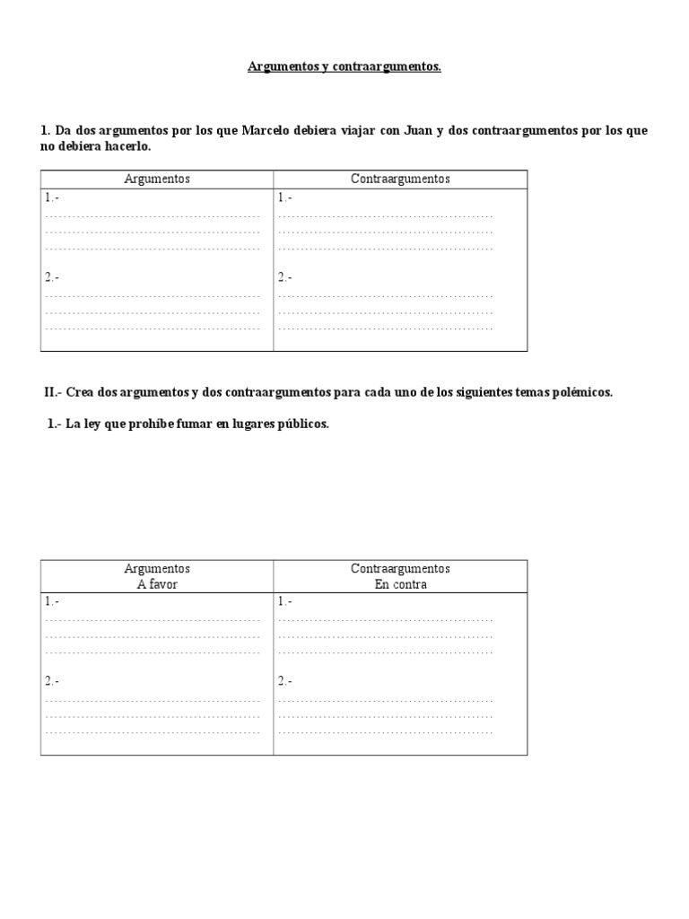 357236418 Documents Mx Ejercicios Argumentos y Contraargumentos 2o ...