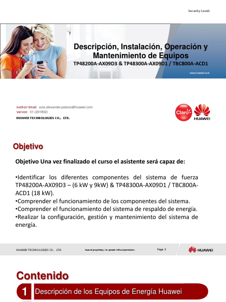 Manual Equipo Huawei en Español | PDF | Corriente continua | Ingenieria ...