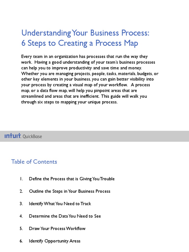 6 Steps To Creating A Process Map PDF | PDF | Business Process | Computing