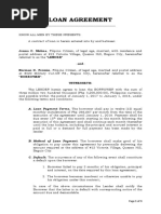 (Kasunduan NG Pag-Utang) : Loan Agreement | PDF | Collateral (Finance ...