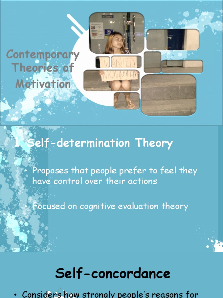 Contemporary Theories of Motivation | PDF | Goal | Persuasion