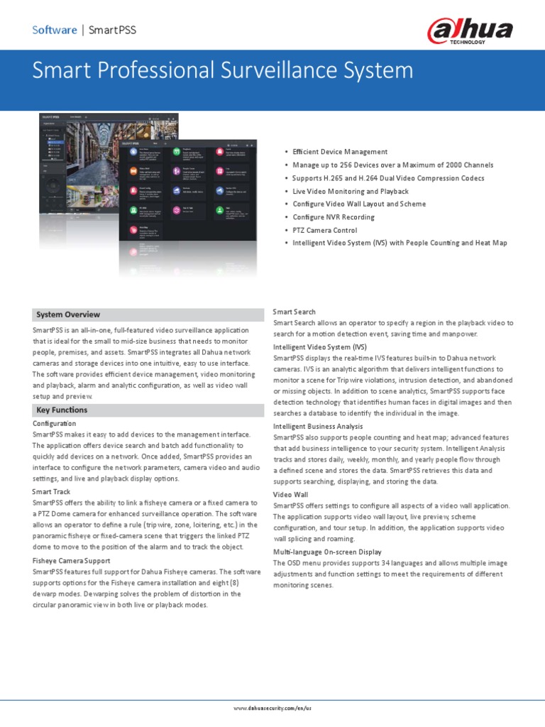 Smart Professional Surveillance System: Smartpss | PDF | Video | Closed ...