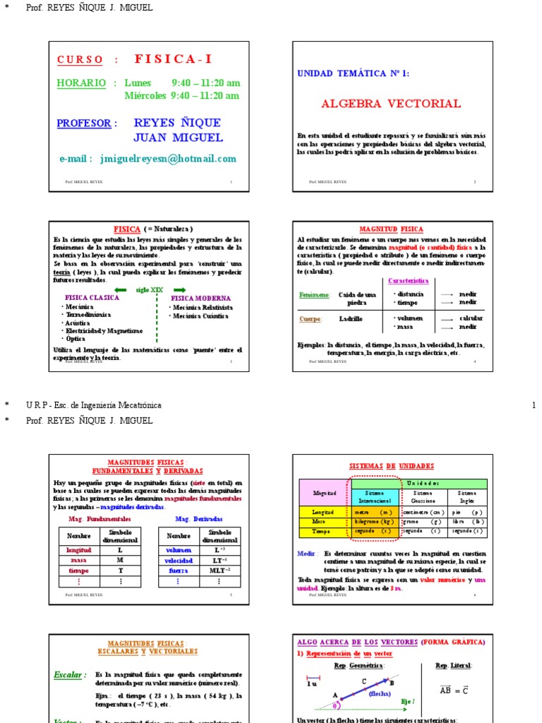 Algebra Vectorial | PDF | Vector Euclidiano | Física