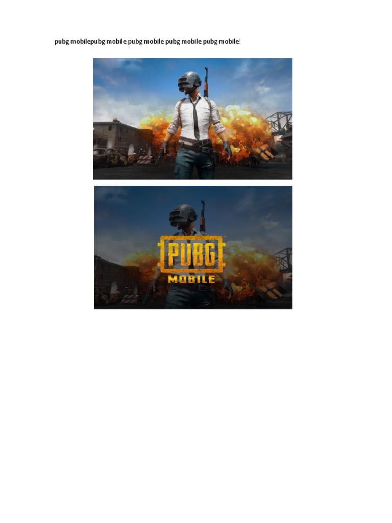 Pubg Mobilepubg Mobile Pubg Mobile Pubg Mobile Pubg Mobile! | PDF