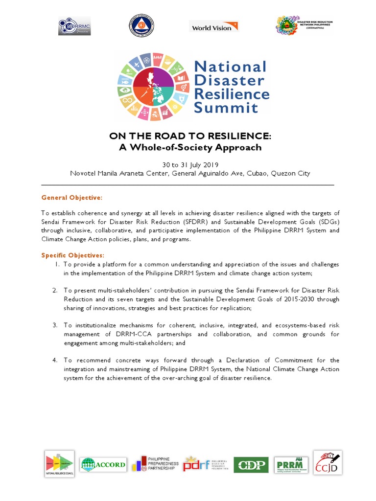 Final Programme NDRM Summit | PDF | Disaster Risk Reduction | Risk ...
