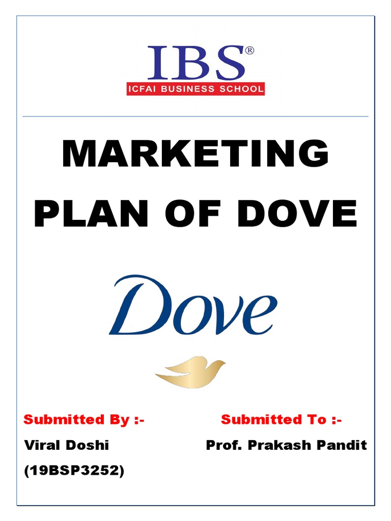 Marketing Plan of Dove (19bsp3252) | PDF | Retail | Brand