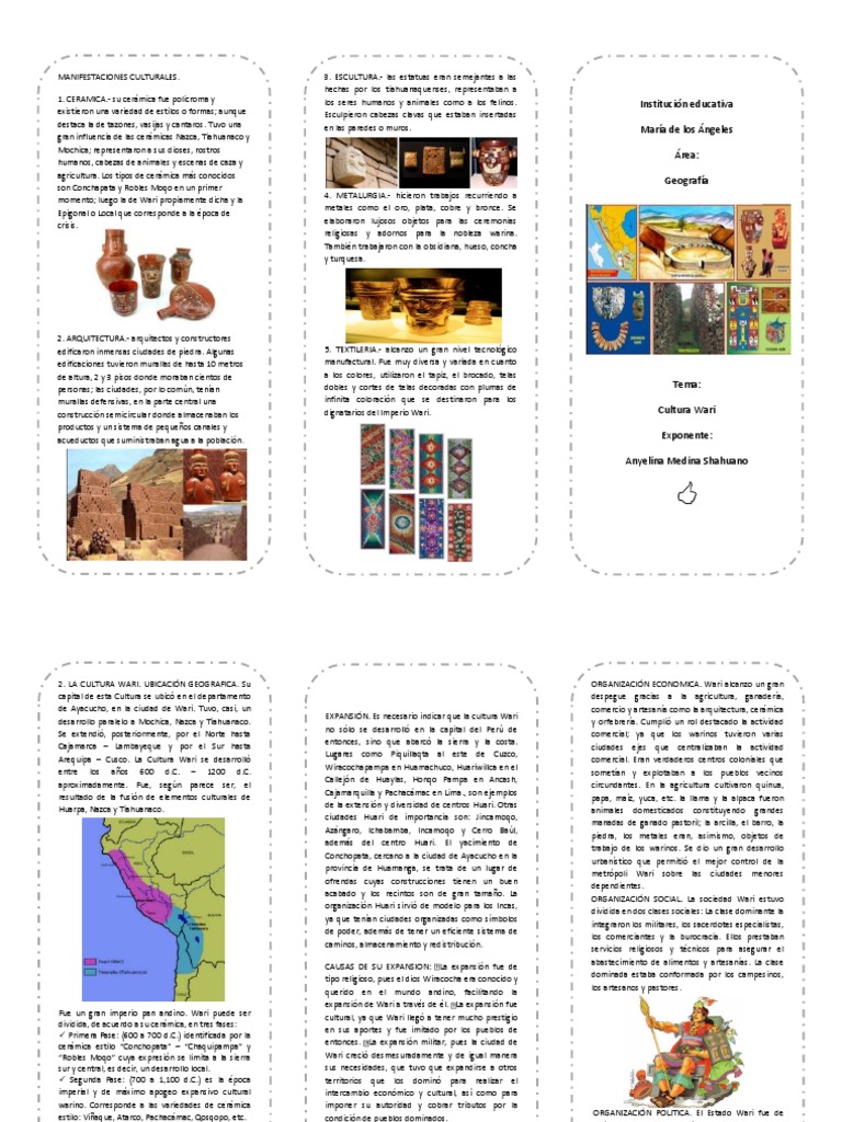 Cultura Wari | PDF | Cultura (general) | Arqueología