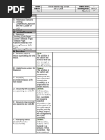 Daily Lesson Log Template (DO #42, s.2016) | PDF | Teachers | Learning