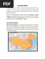 La Civilización China - Triptico | PDF | Historia de china | China