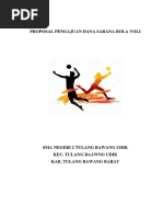 Contoh Proposal Turnamen Bola Volly Lengkap | PDF | Olahraga & Rekreasi