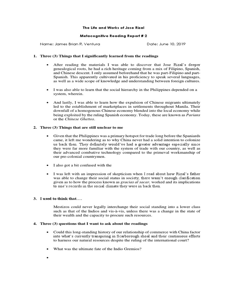 Mrr1 Ventura | PDF | Philippines | Spanish Empire