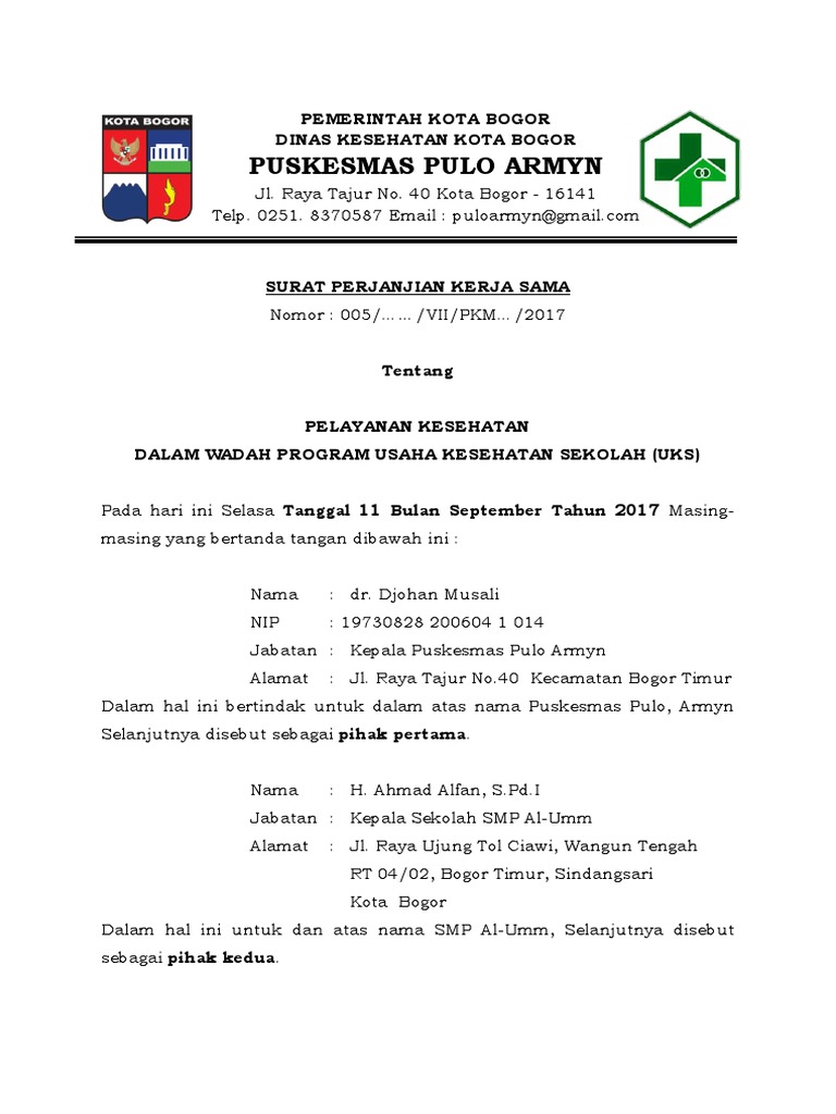 Mou SMP | PDF | Pengembangan Diri