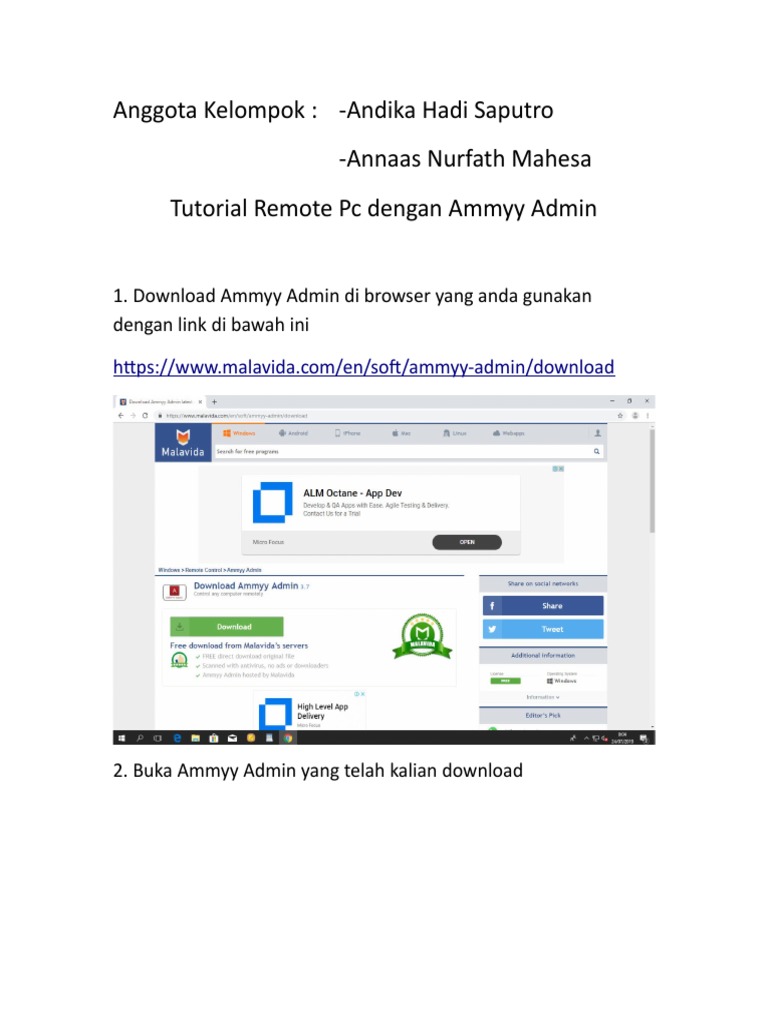 Tutorial Ammyy Admin | PDF