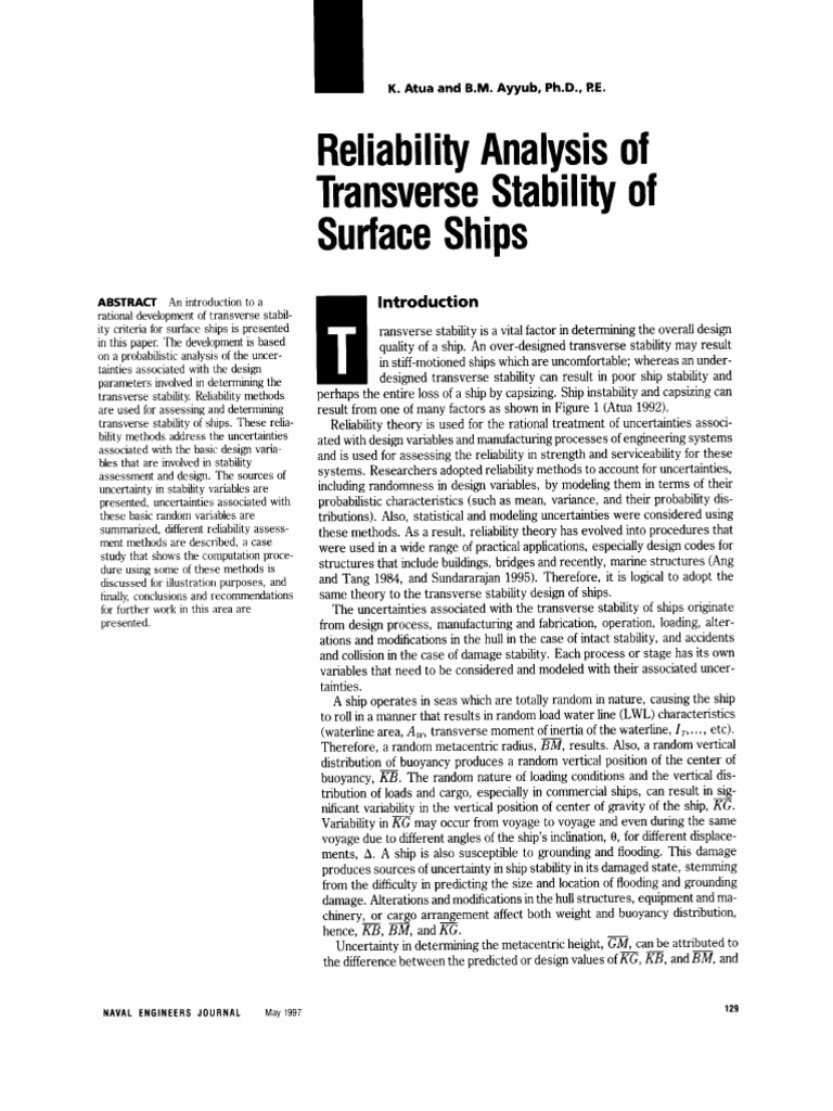 Transverse Stability | PDF