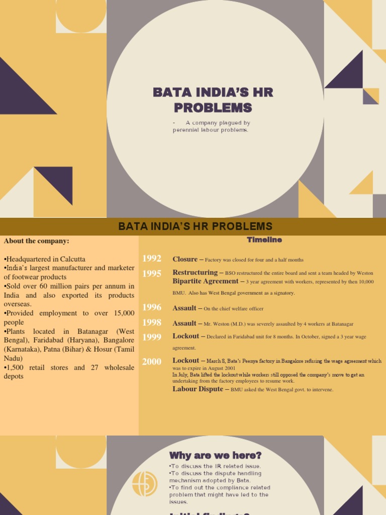 1 - Bata Case Study | PDF | Lockout (Industry) | Strike Action