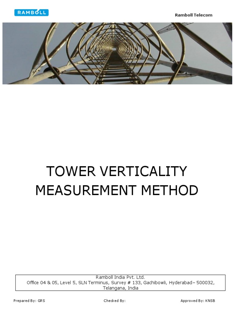 Tower Verticality Inspection Method 17-11-2018 (1) | Surveying ...