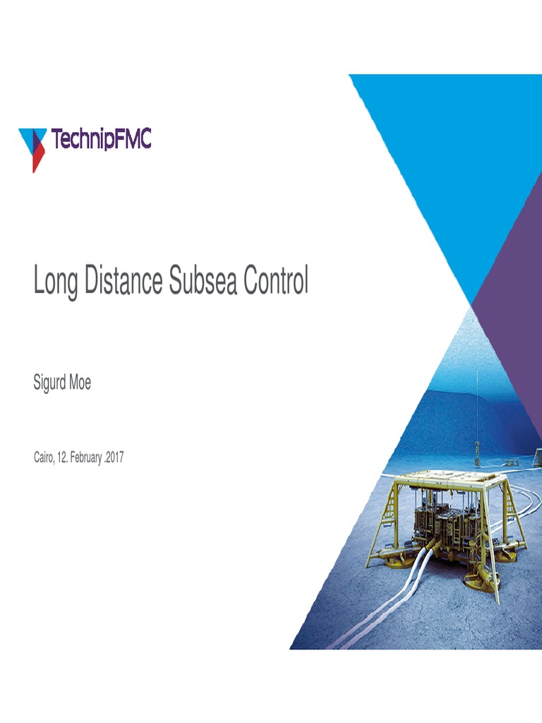 TechnipFMC Long Distance Subsea Control | PDF | Electric Power ...