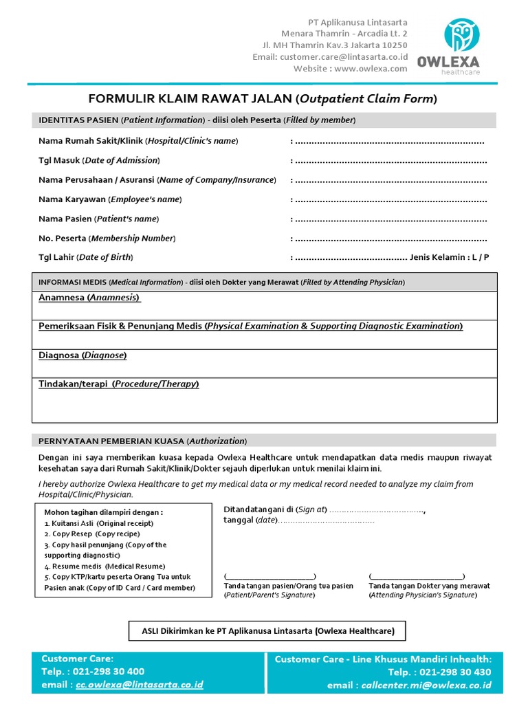 Formulir Owlexa PDF | PDF