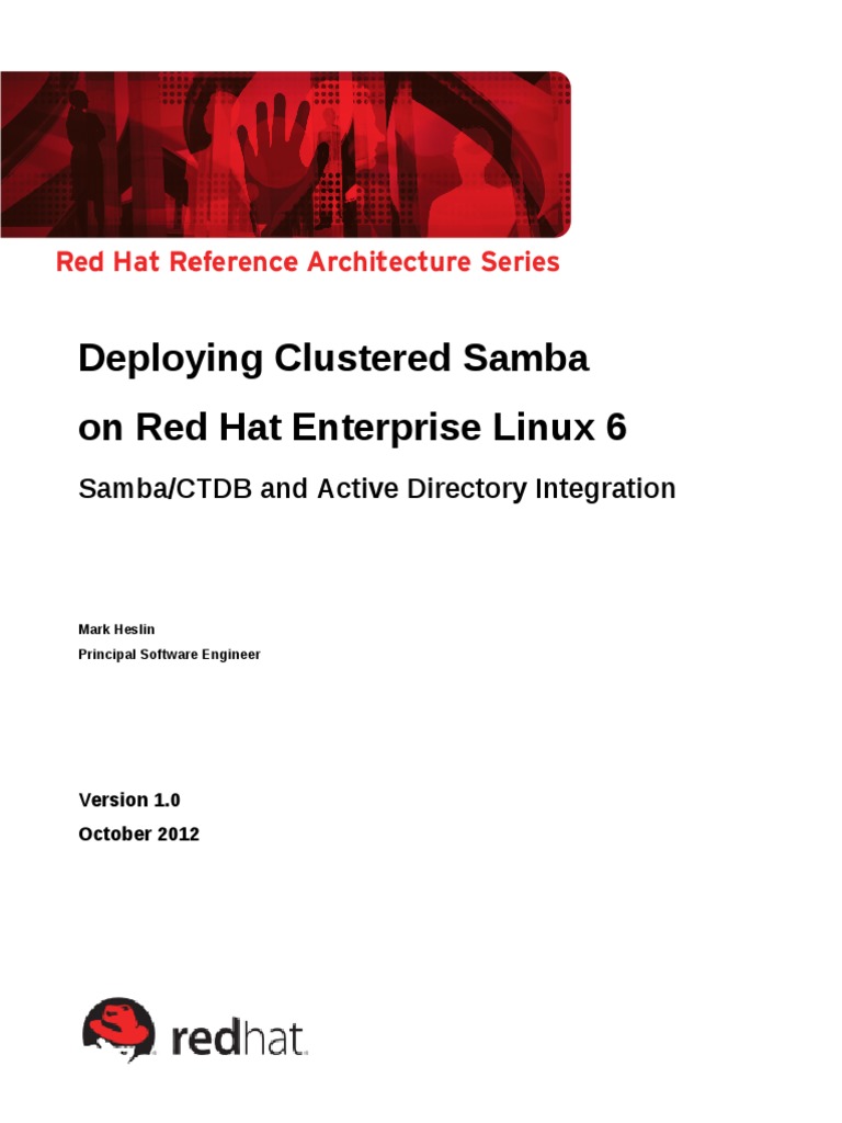 Clustered Samba Configuration | PDF | Computer Cluster | Computer Data