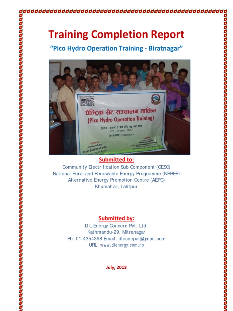 Pico Hydro Operational Training | PDF | Electric Power Transmission ...
