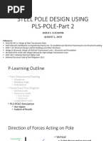 PLS Pole Tutorial Part 2 | PDF | Insulator (Electricity) | Buckling