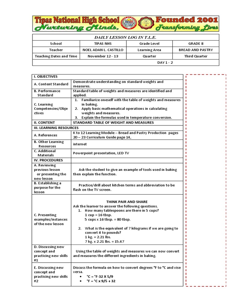 Standard Table of Weights and Measure | PDF | Weight | Fahrenheit