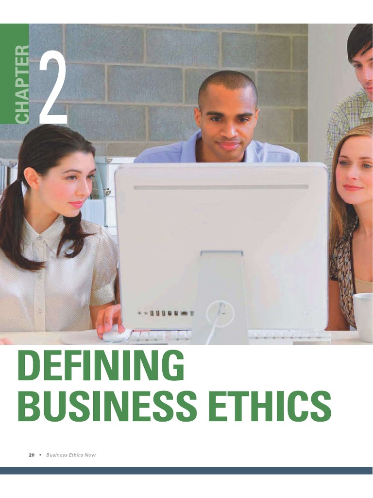 Business Ethics Now - Chapter 2 | PDF | Business (General)