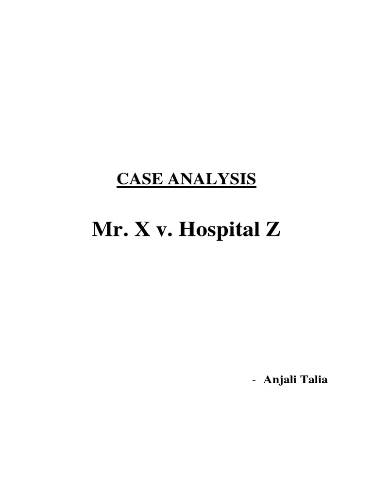 HIV Case Analysis | PDF | Hiv/Aids | Privacy