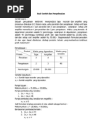 Tabel Distribusi Binomial Kumulatif | PDF