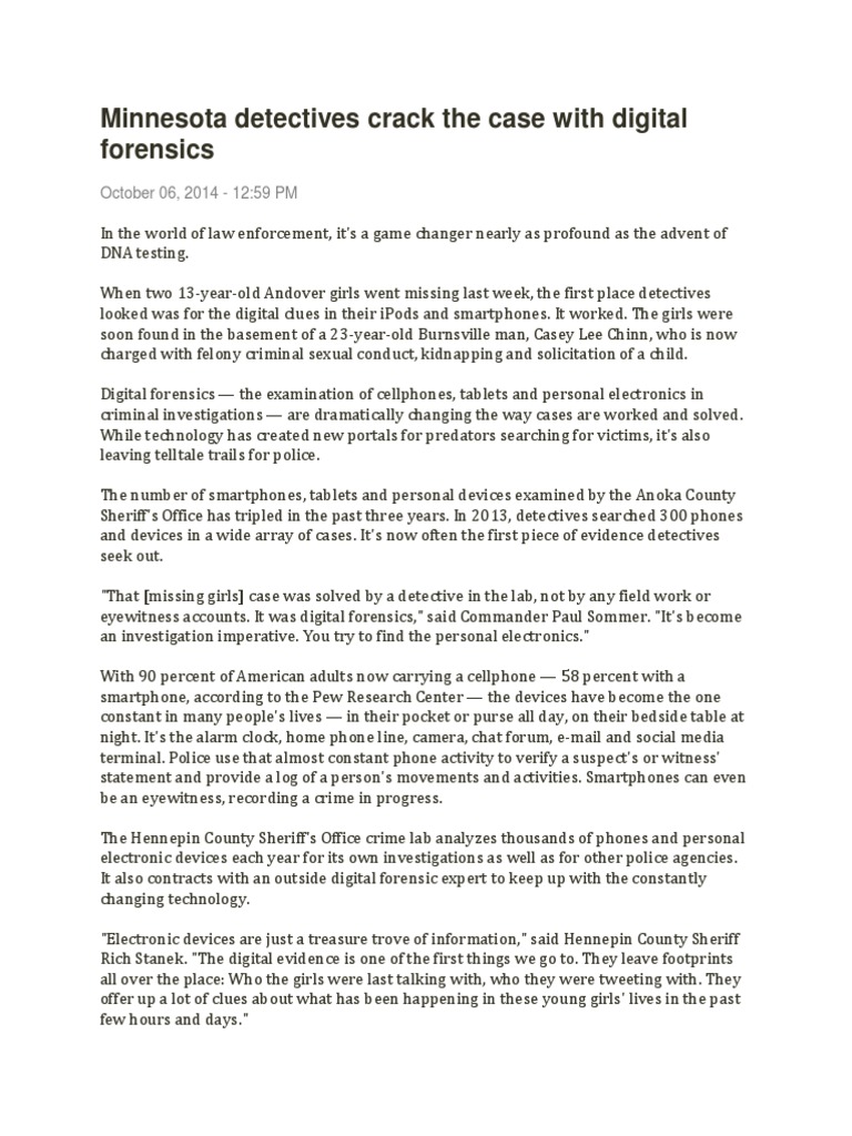 Assignment Ni Mahal | PDF | Detective | Digital Forensics