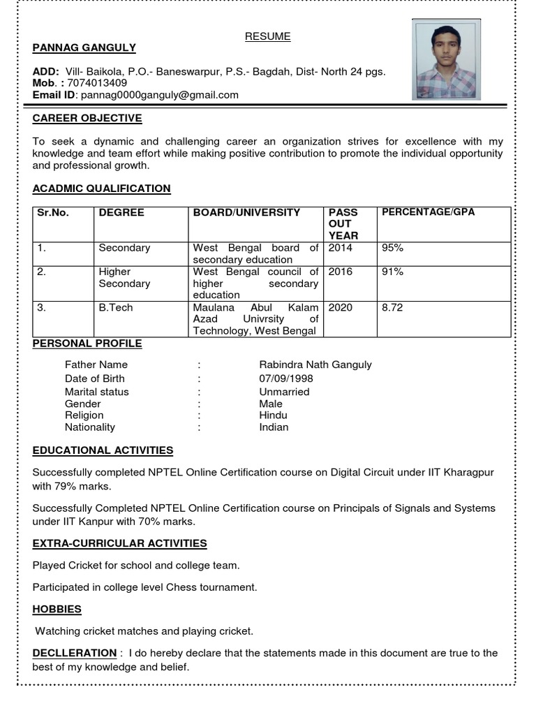 Professional Resume | PDF