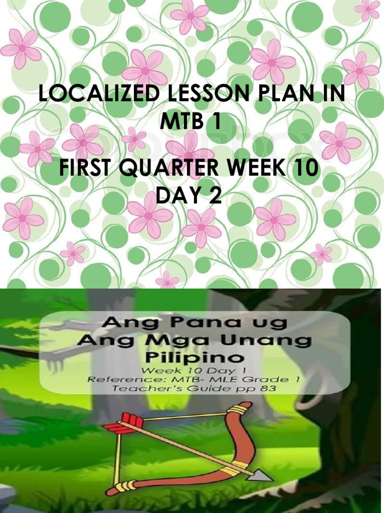 Localized Lesson Plan in MTB | PDF