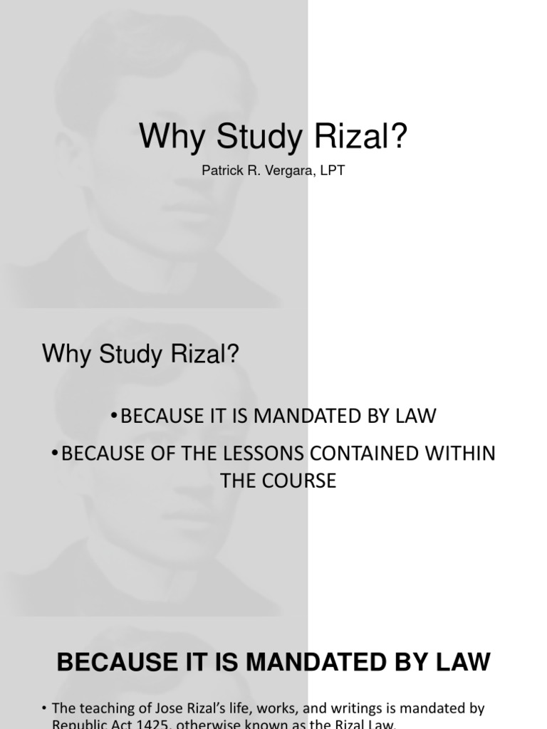 Why Study Rizal | PDF | Philippines | Traditions