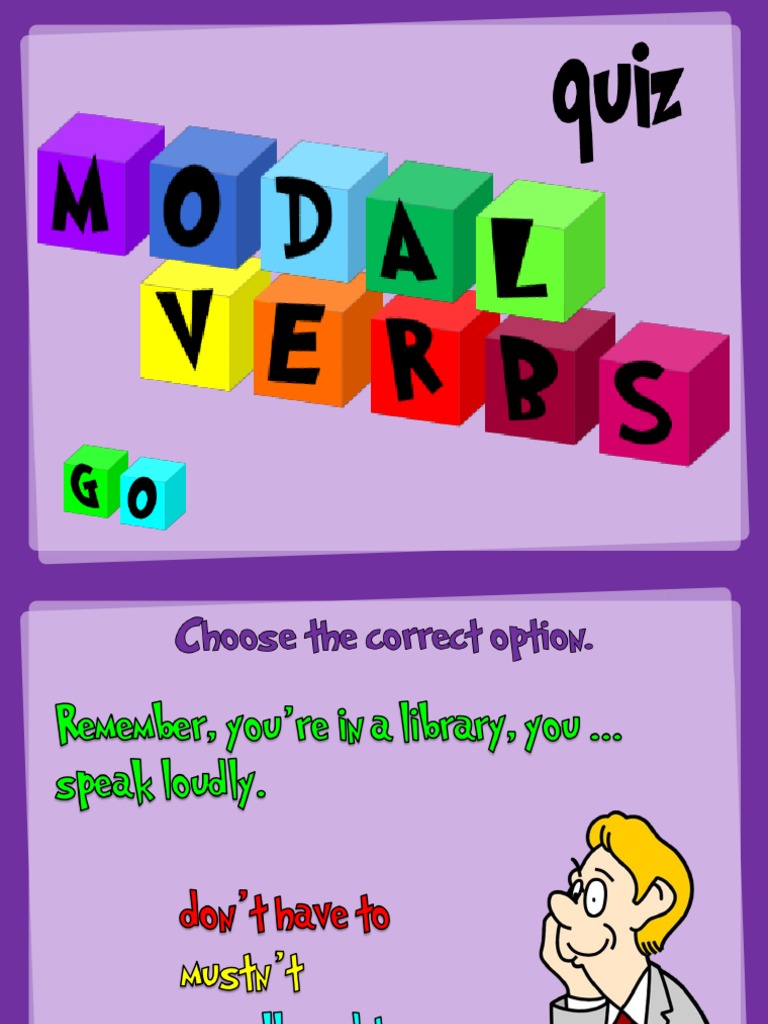 Modal Verbs Quiz Fun Activities Games Games Grammar Drills - 75189 | PDF