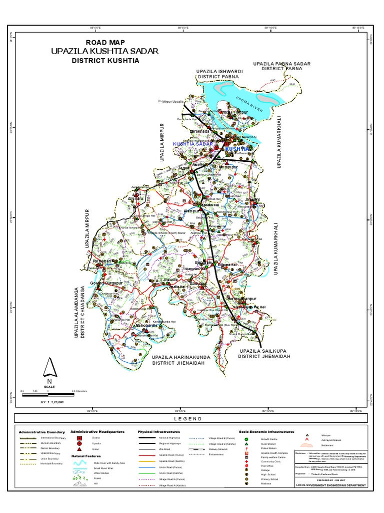 Kushtia Map | PDF