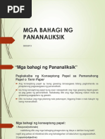 Position Paper Outline (Tagalog) | PDF