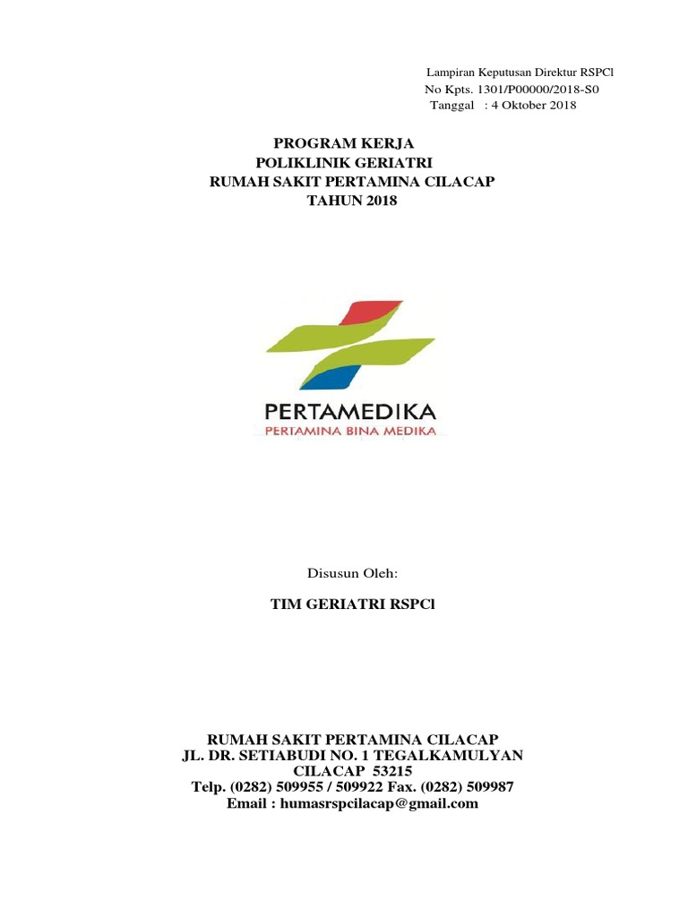 Program Kerja Geriatri | PDF