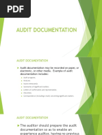 Audit Documentation Essentials Guide | PDF | Auditor's Report | Audit
