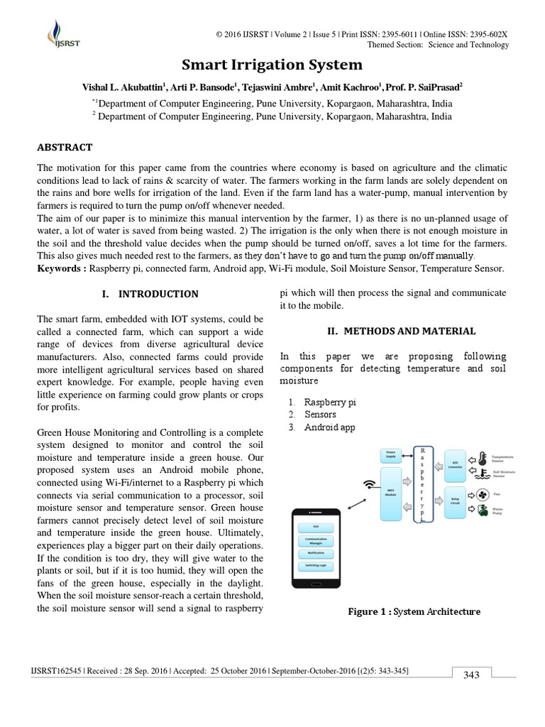 Smart Irrigation System PDF | PDF | Android (Operating System ...