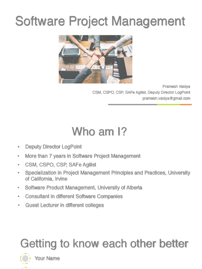 Software Project Management | PDF | Scrum (Software Development ...