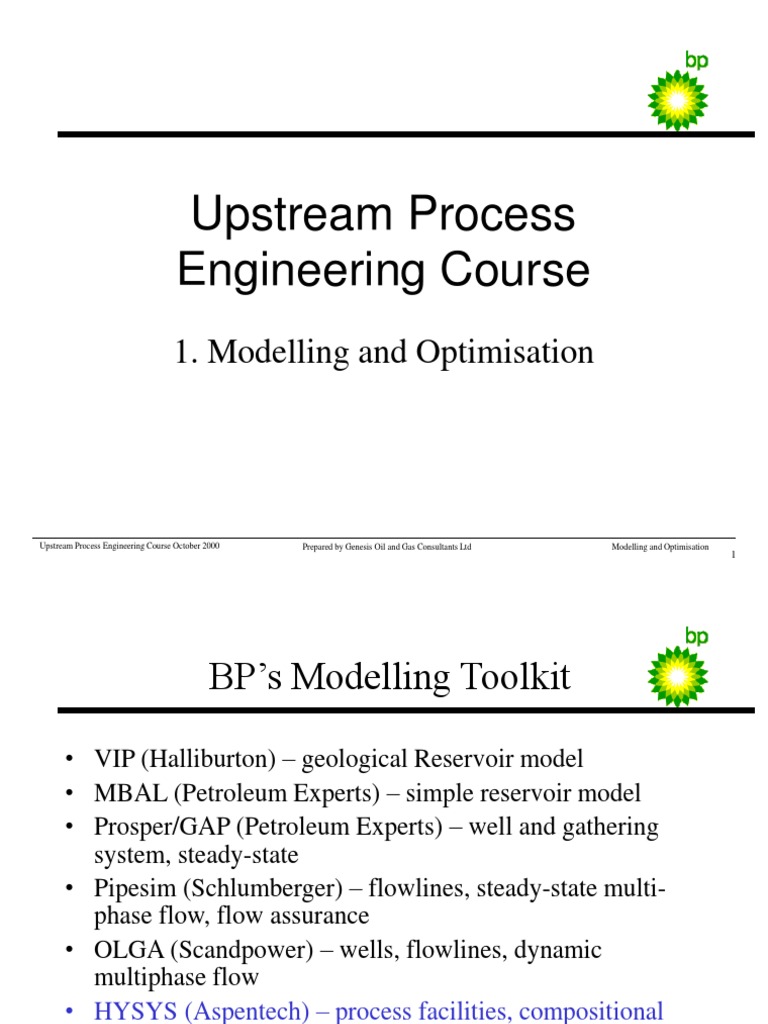 01d Modelling and Optimisation | PDF | Petroleum Reservoir | Simulation