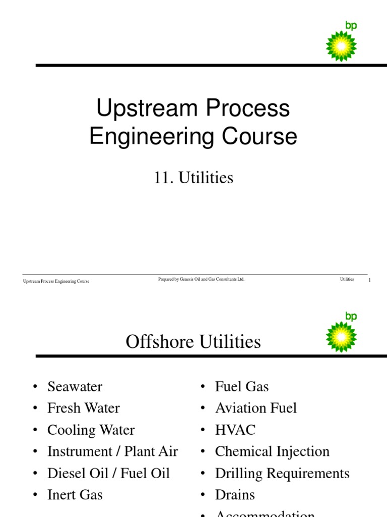 Upstream Process Engineering Course: 11. Utilities | PDF | Hvac ...
