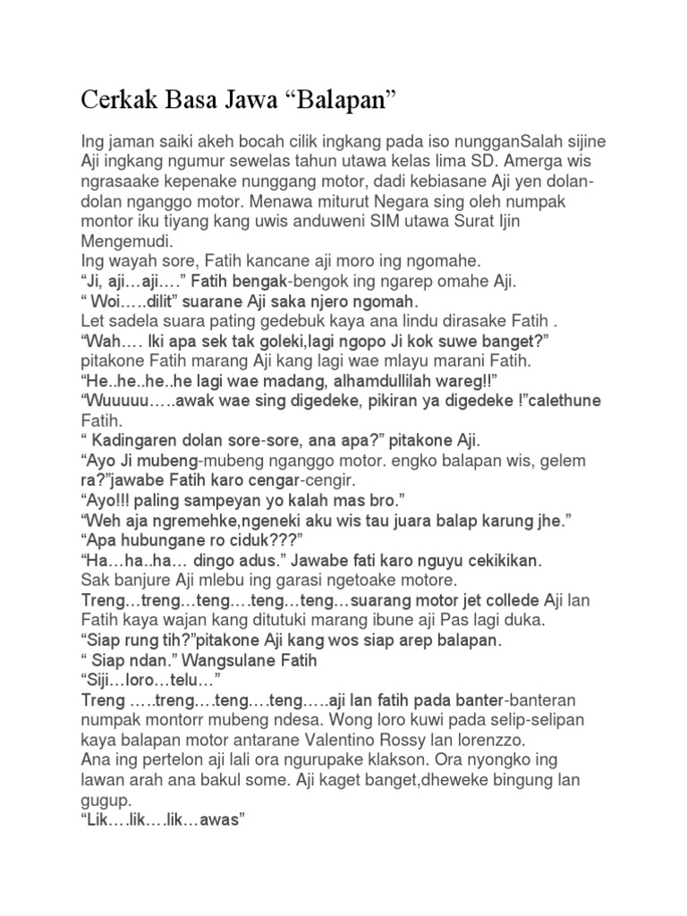 Cerkak Jawa | PDF