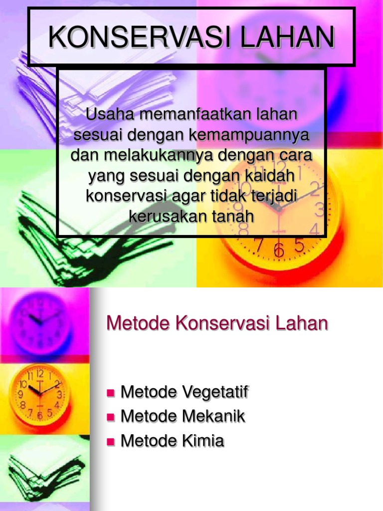 Metode Konservasi Lahan Efektif | PDF